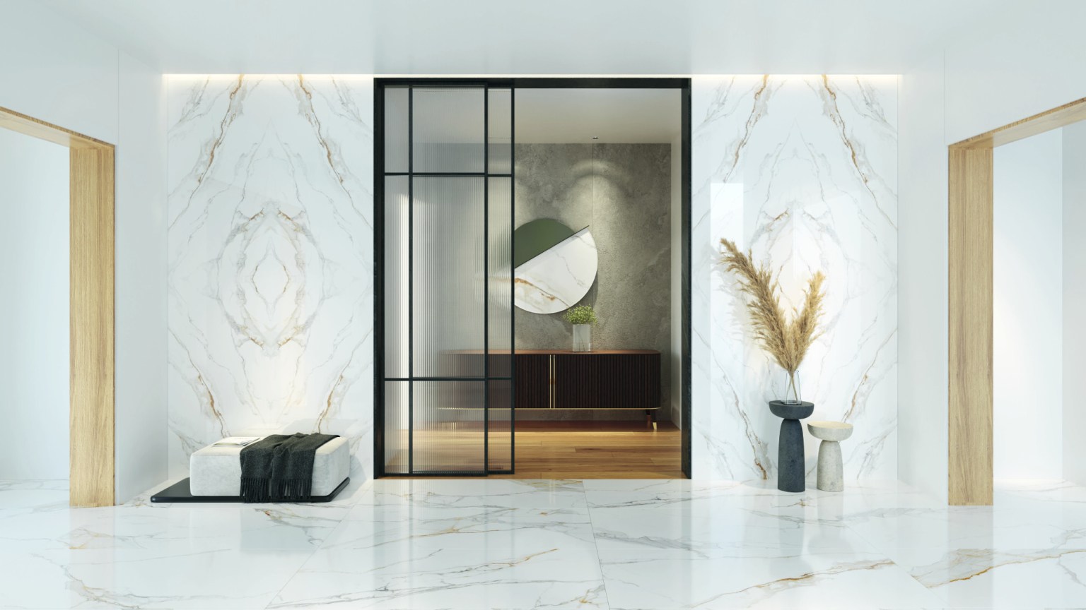 Large Format Porcelain Tiles and Bookmatch Sets at ROCCA