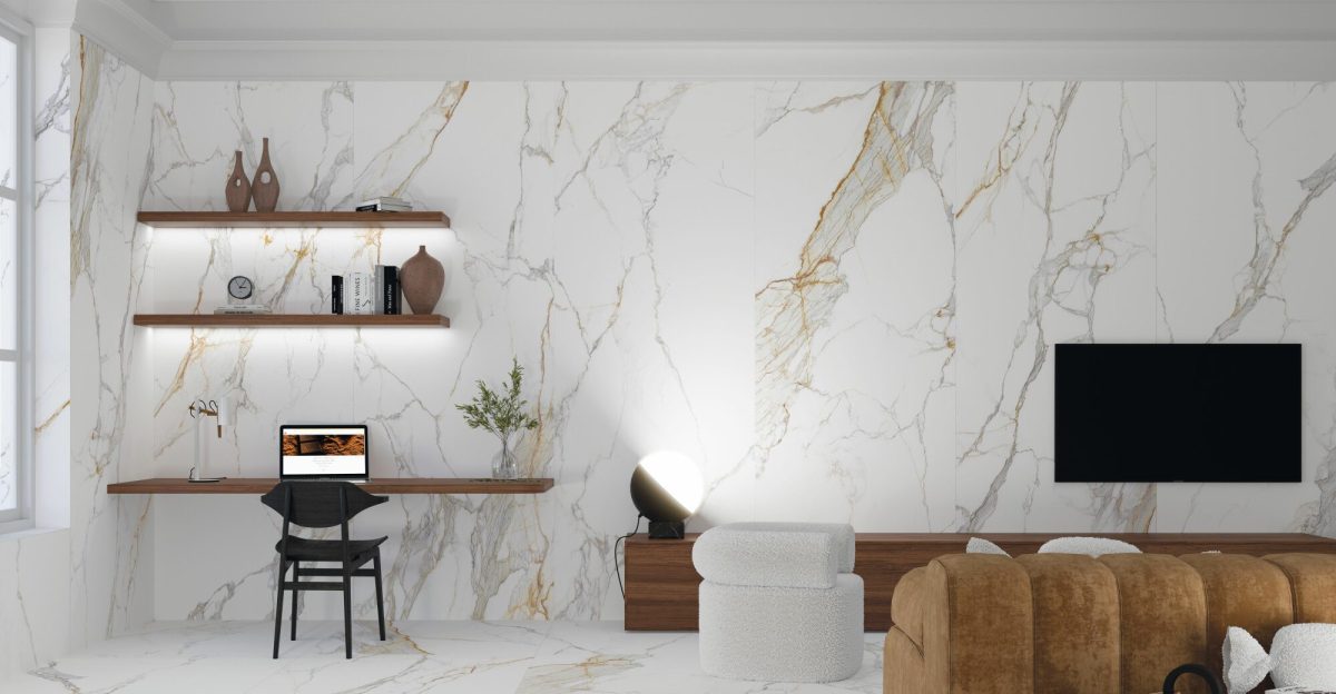 Large Format Porcelain Tiles and Bookmatch Sets at ROCCA